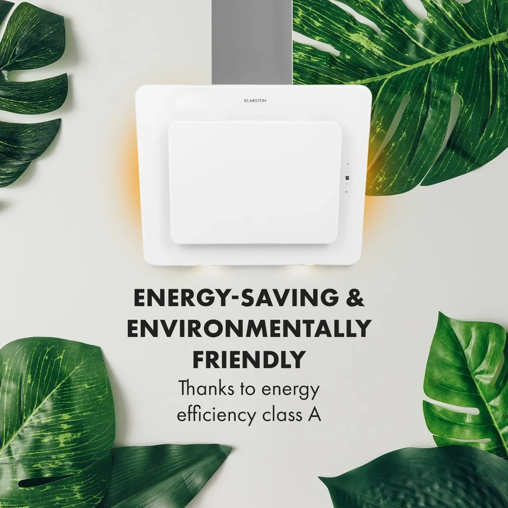 Helena 60, digestor, 60 cm, nástanný, 595 m³/h, LED displej, biely | BIANO