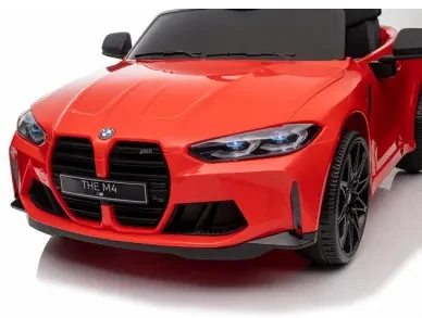 Sammer Elektrické auto pre deti BMW M4 v červenej farbe s diaľkovým ...