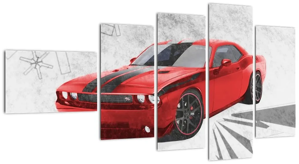 Dodge Challenger - obraz autá | BIANO