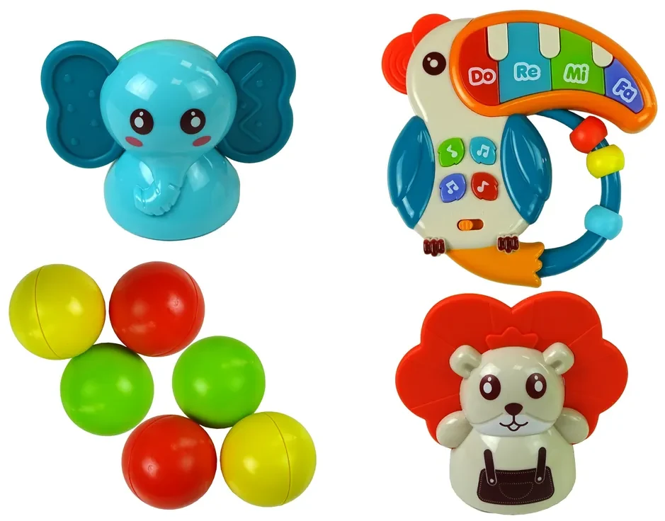 LEAN TOYS Edukačný stôl farebný | BIANO