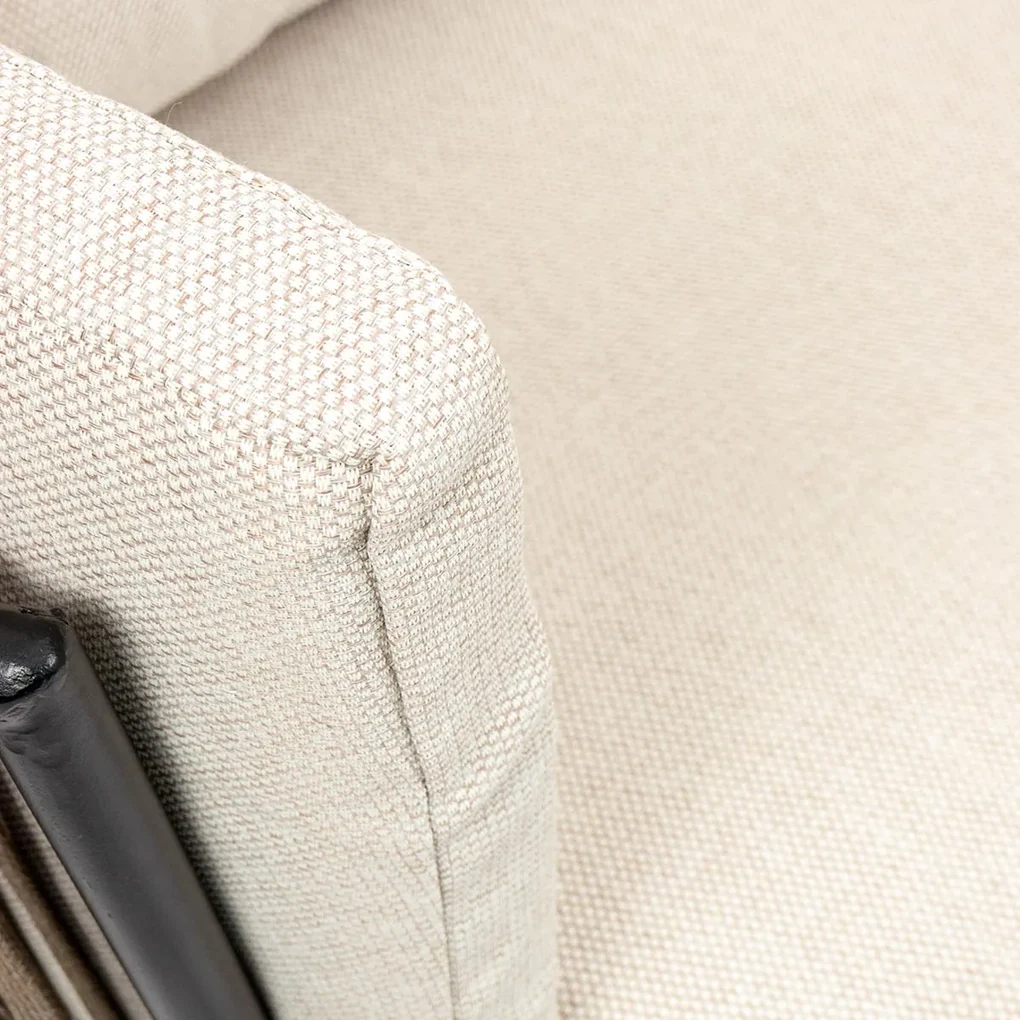 Závesné hojdacie kreslo Lutna - hnedá / krémová | BIANO