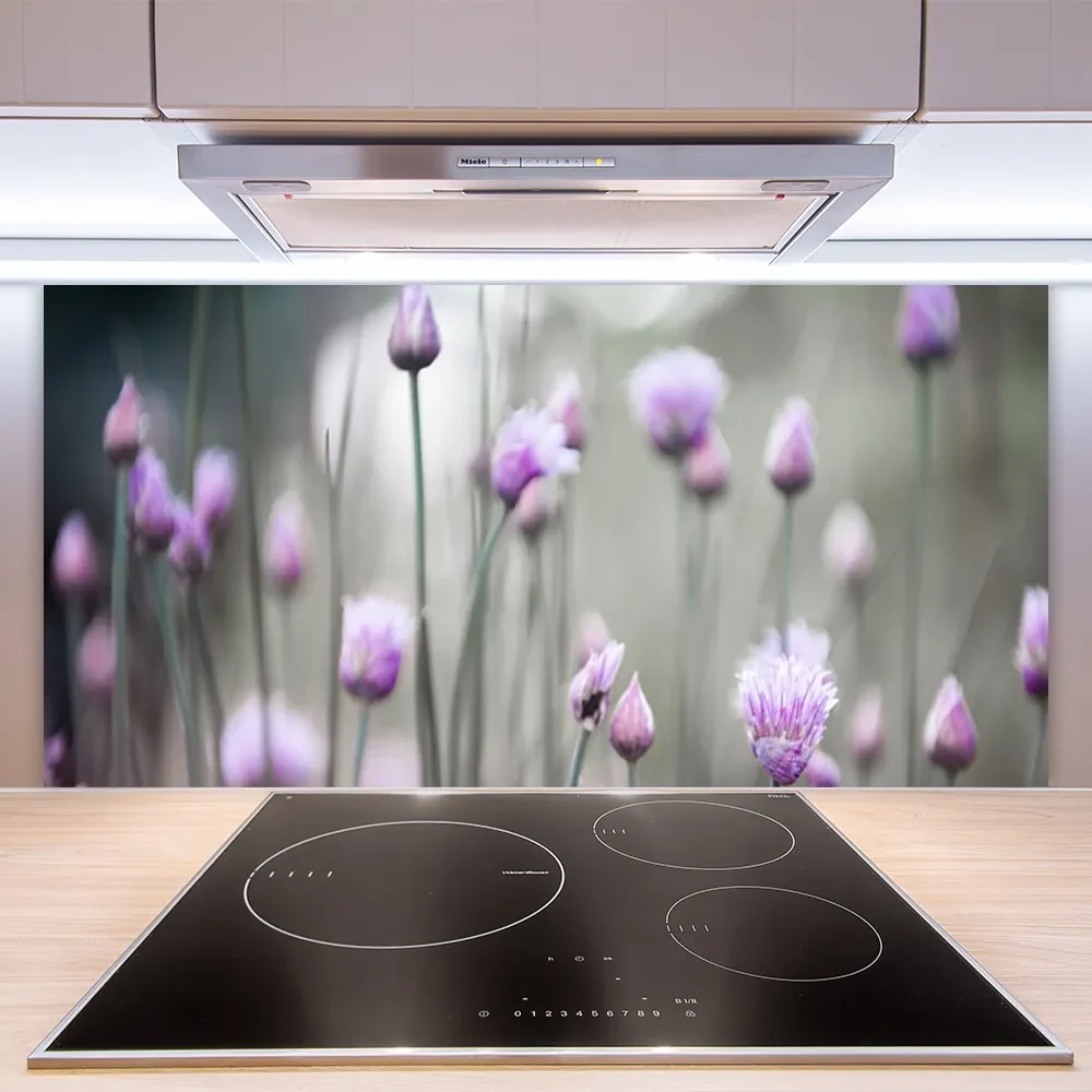 Sklenený obklad Do kuchyne Poľné kvety lúka príroda 120x60 cm | BIANO