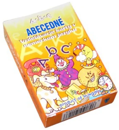 Hracie karty vzdelávacie nemecké Abeceda | BIANO