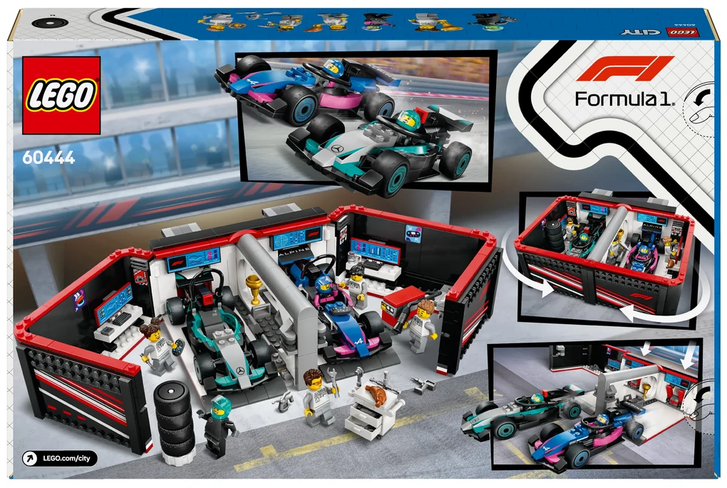 Lego® City 60444 Garáž F1® a autá Mercedes-AMG a Alpine (100396760) | BIANO