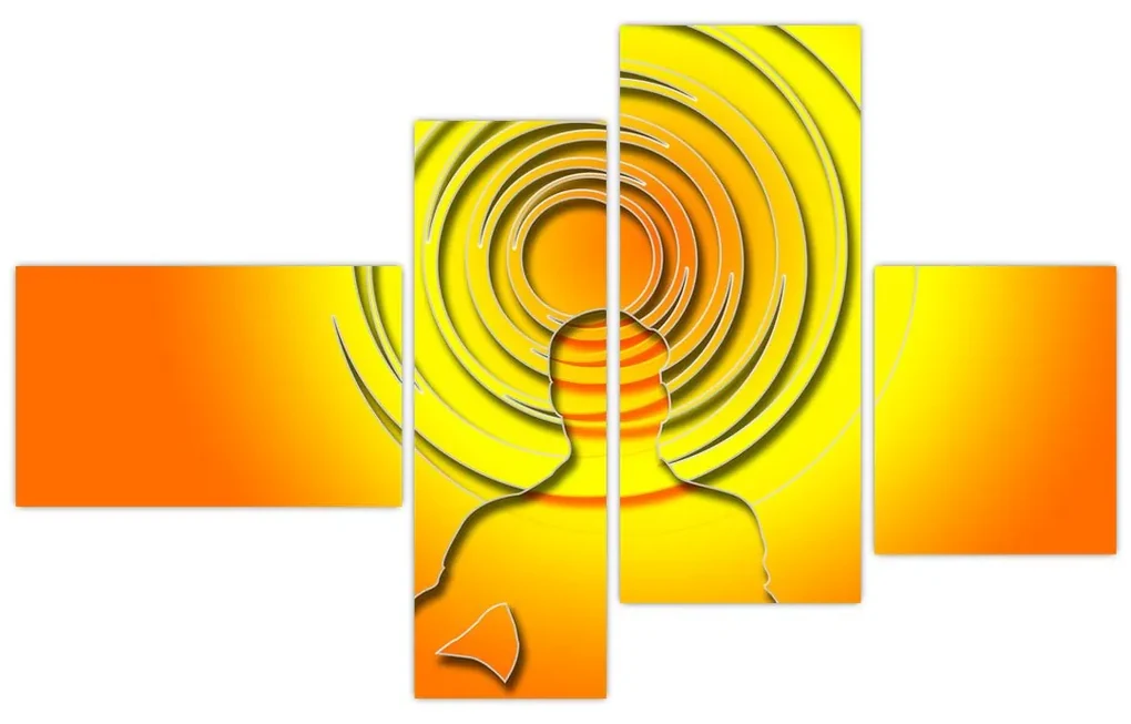 Obrys postavy - obraz na stenu | BIANO