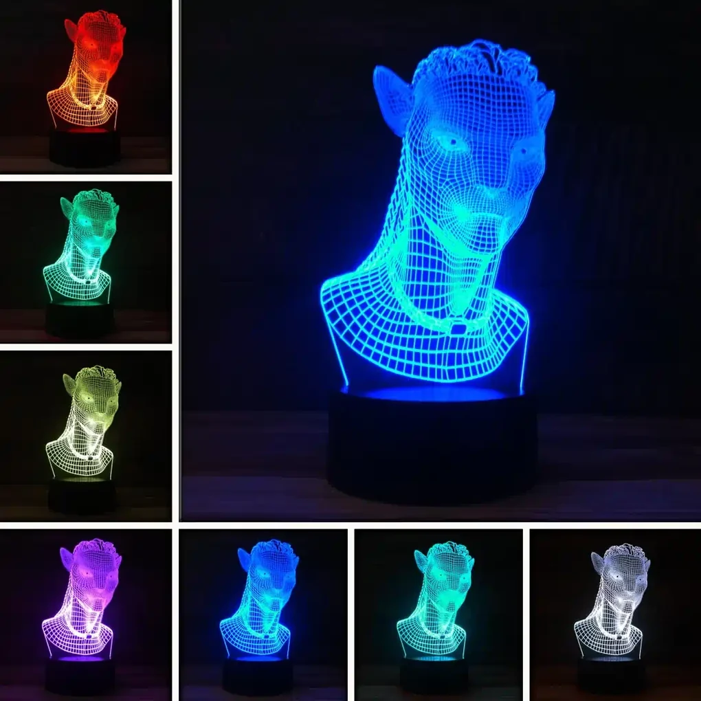 3Dmix 3DL-CLK052 – 3D LED nočná lampa - Avatar (Hodiny s budíkom) | BIANO