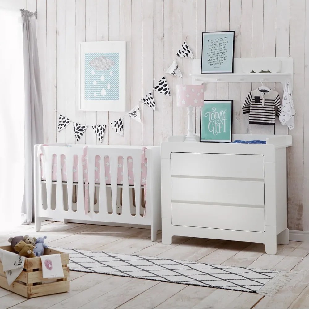 Biely prebaľovací pult Pinio Moon | BIANO