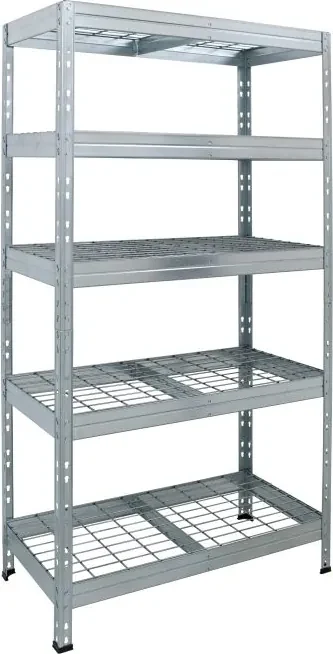 AR Shelving Vysokozáťažový regál Wire Mesh, 180 × 90 × 45 cm, nosnosť police: 300 kg | BIANO
