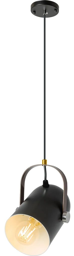 Toolight - Stropná lampa visiaca APP305-1CP, čierna-hnedá, OSW-08406 ...