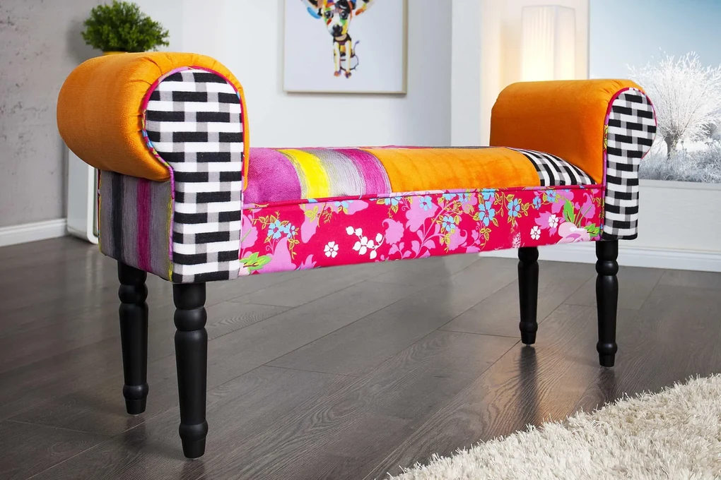 Lavica Cordoba II Patchwork - Posledný kus - Skladom na SK - SB | BIANO