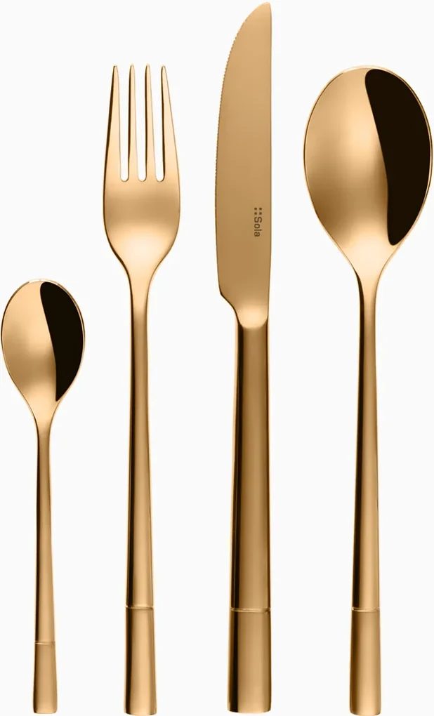 SOLA LUXUS GOLD - 24 ks príborový set | BIANO