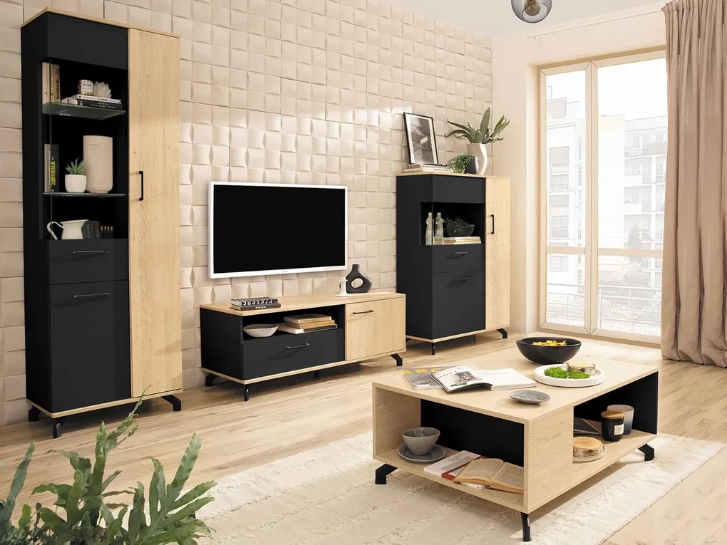 Nábytok do obývačky Gresalto I, Osvetlenie: bez osvetlenia, Farby: lux ...