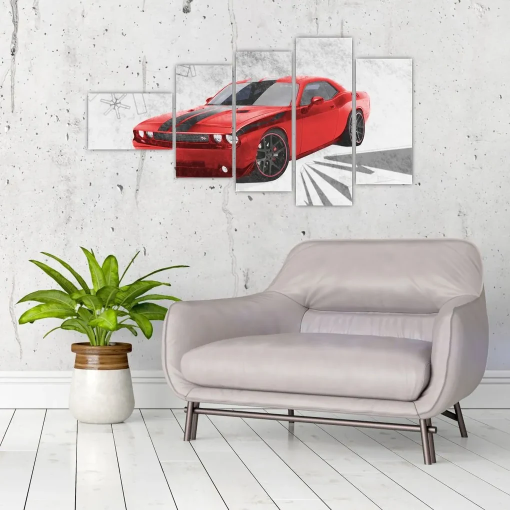 Dodge Challenger - obraz autá | BIANO