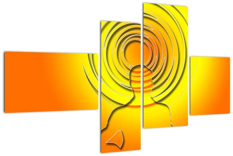 Obrys postavy - obraz na stenu | BIANO