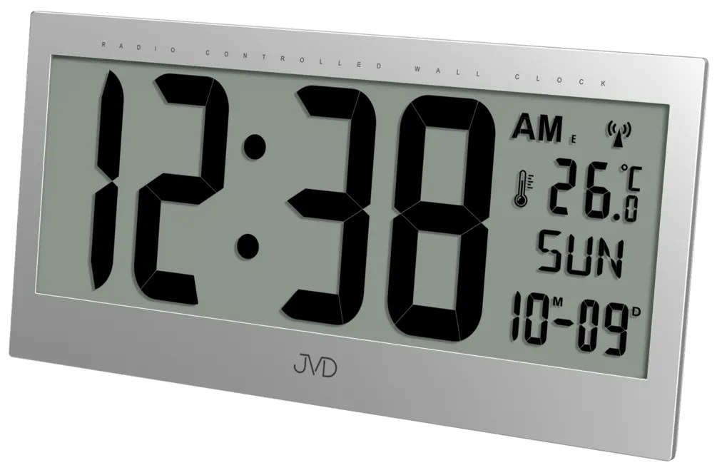 rádiom riadené digitálne hodiny JVD RB9380.2 | BIANO