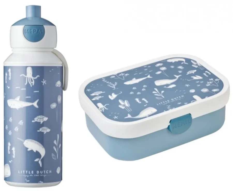 Desiatový set (fľaša+box) Ocean Blue | BIANO