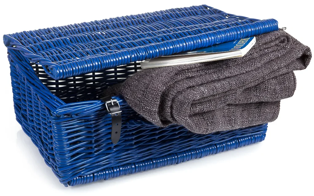 Kufor prútený modrý Putnik III.š. 45 x hl. 31 x v. 19(cm) | BIANO