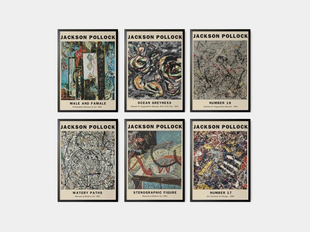 Plagát Watery Paths | Jackson Pollock | BIANO