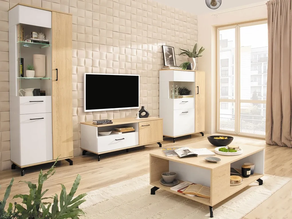 Nábytok do obývačky Gresalto I, Osvetlenie: bez osvetlenia, Farby: lux ...