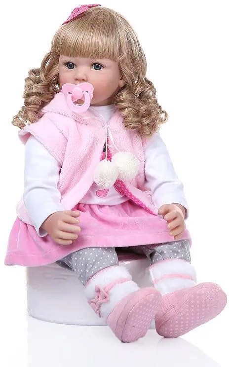 Reborn realistická bábika na hranie Linduška 60 cm | BIANO
