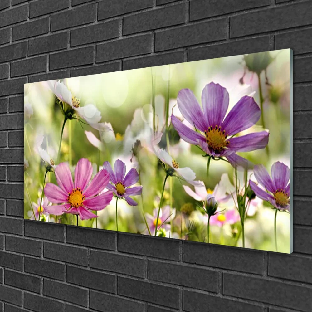 Skleneny obraz Kvety rastlina príroda 120x60 cm | BIANO