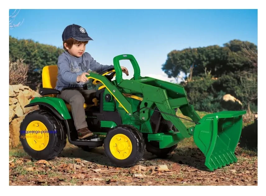 Peg Perego Elektrický traktor Bager JOHN DEERE GROUND LOADER IGOR0068 ...