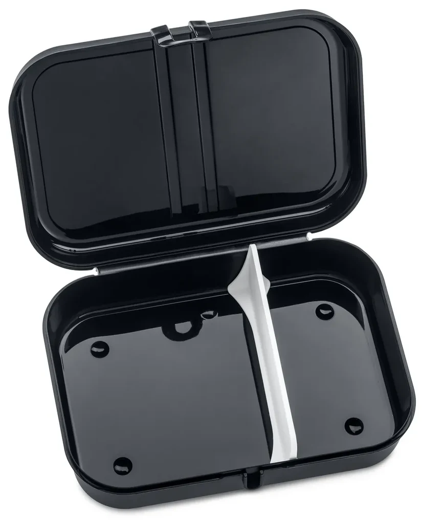 Koziol Box s prepážkou PASCAL, čierna | BIANO