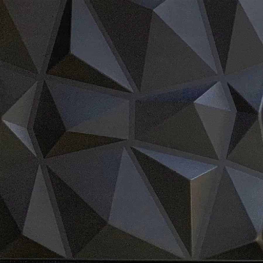 Stropné panely 3D XPS 0004, rozmer 50 cm x 50 cm, DIAMANT čierny, IMPOL ...