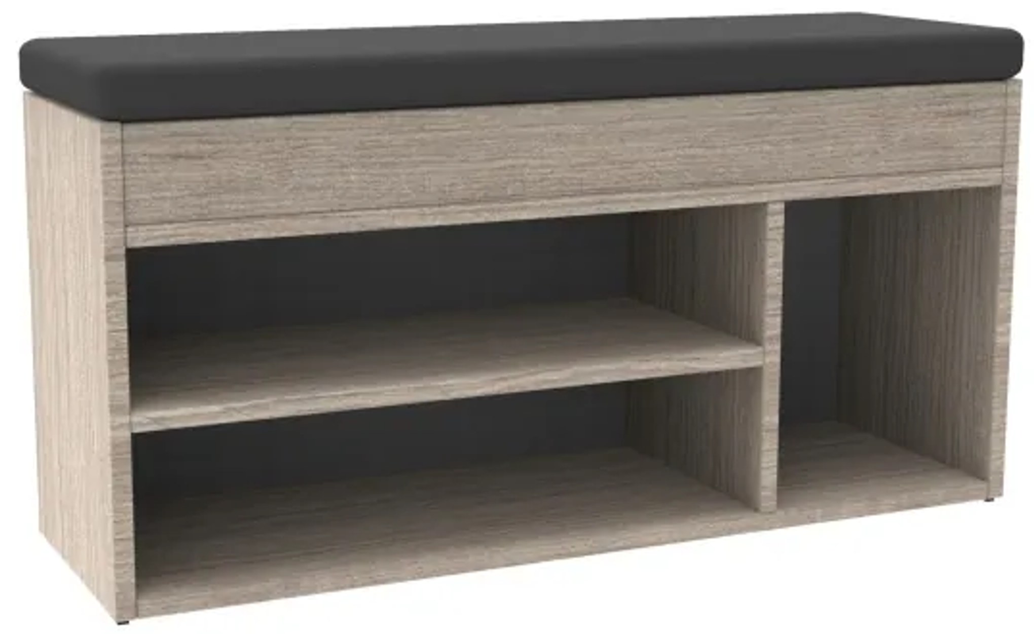 Botník so sedákom Lopin dub sonoma/tmavo šedá | BIANO