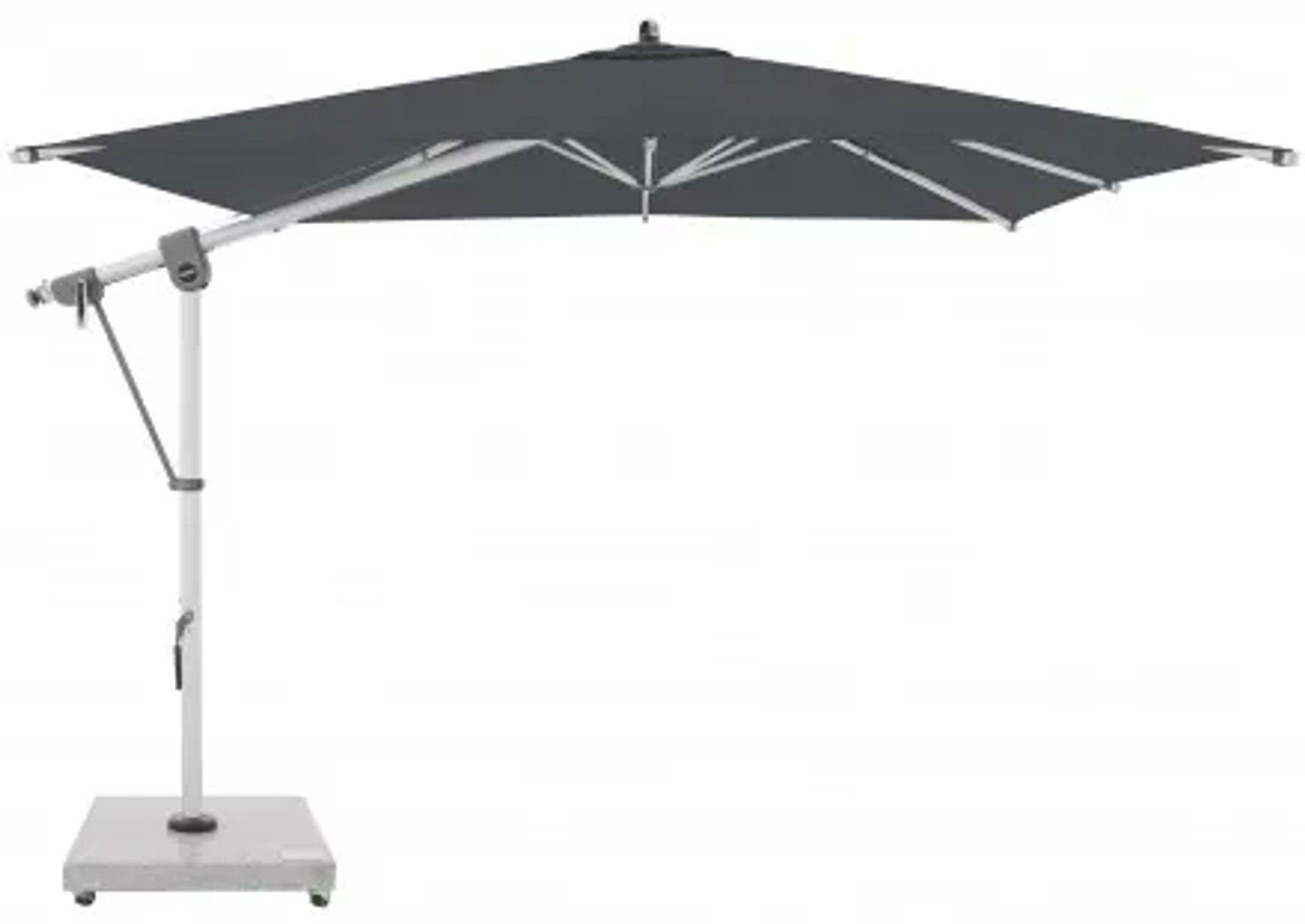 Doppler EXPERT 3 x 3 m – záhradný výkyvný slnečník s bočnou tyčou ...