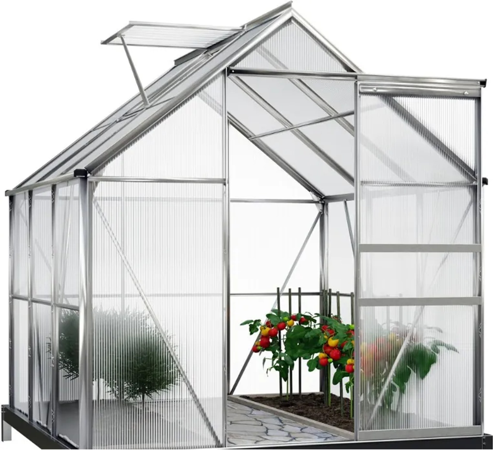 Záhradný skleník - 190 x 195 x 195 - plocha 3,7 m² - objem 5,85 m³ ...