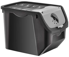 Orion Skladovací box na cibuľu a zemiaky, čierny čierny (12l) | BIANO